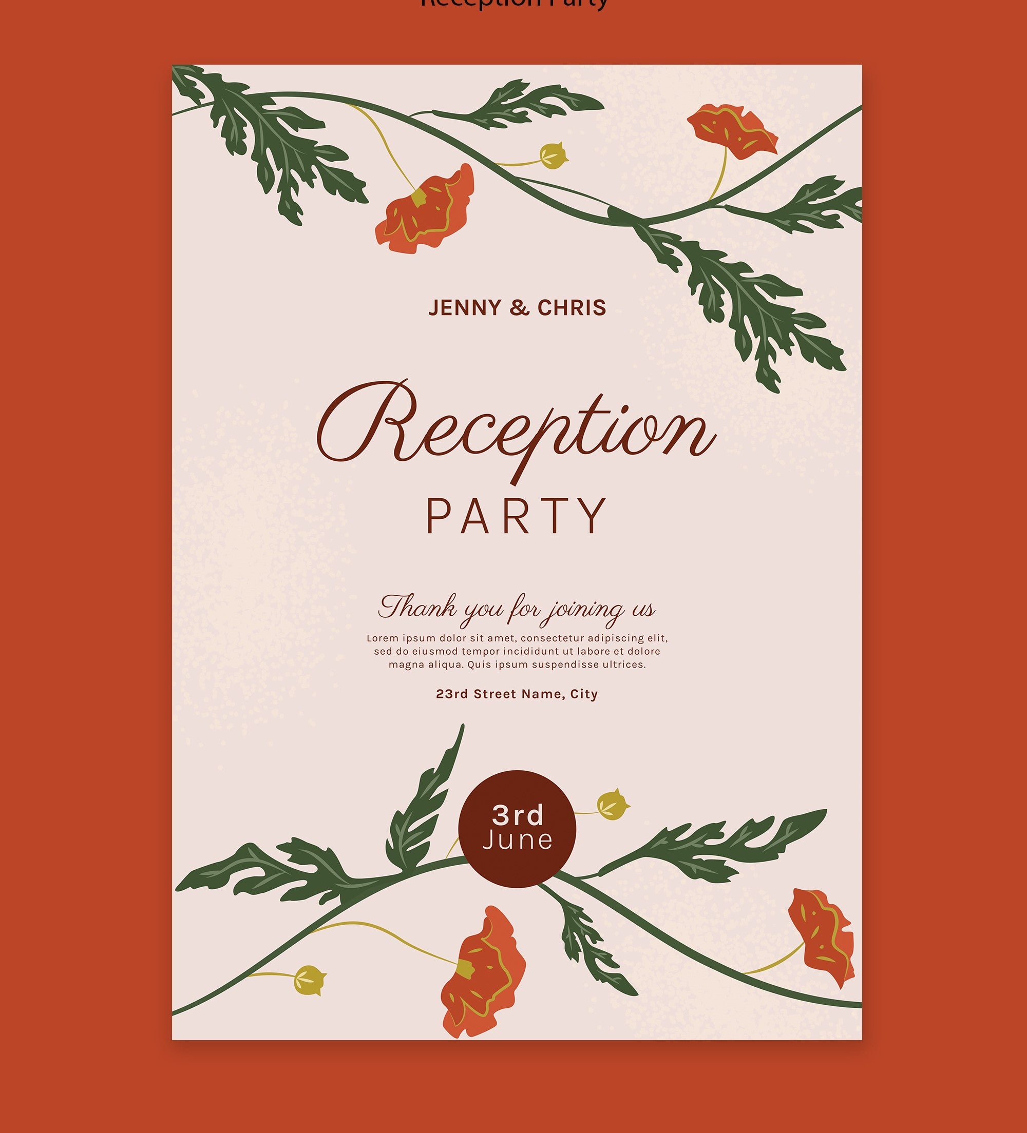 Nature's Palette: Earthy And Elegant Invitation Card Designs Inspired ...