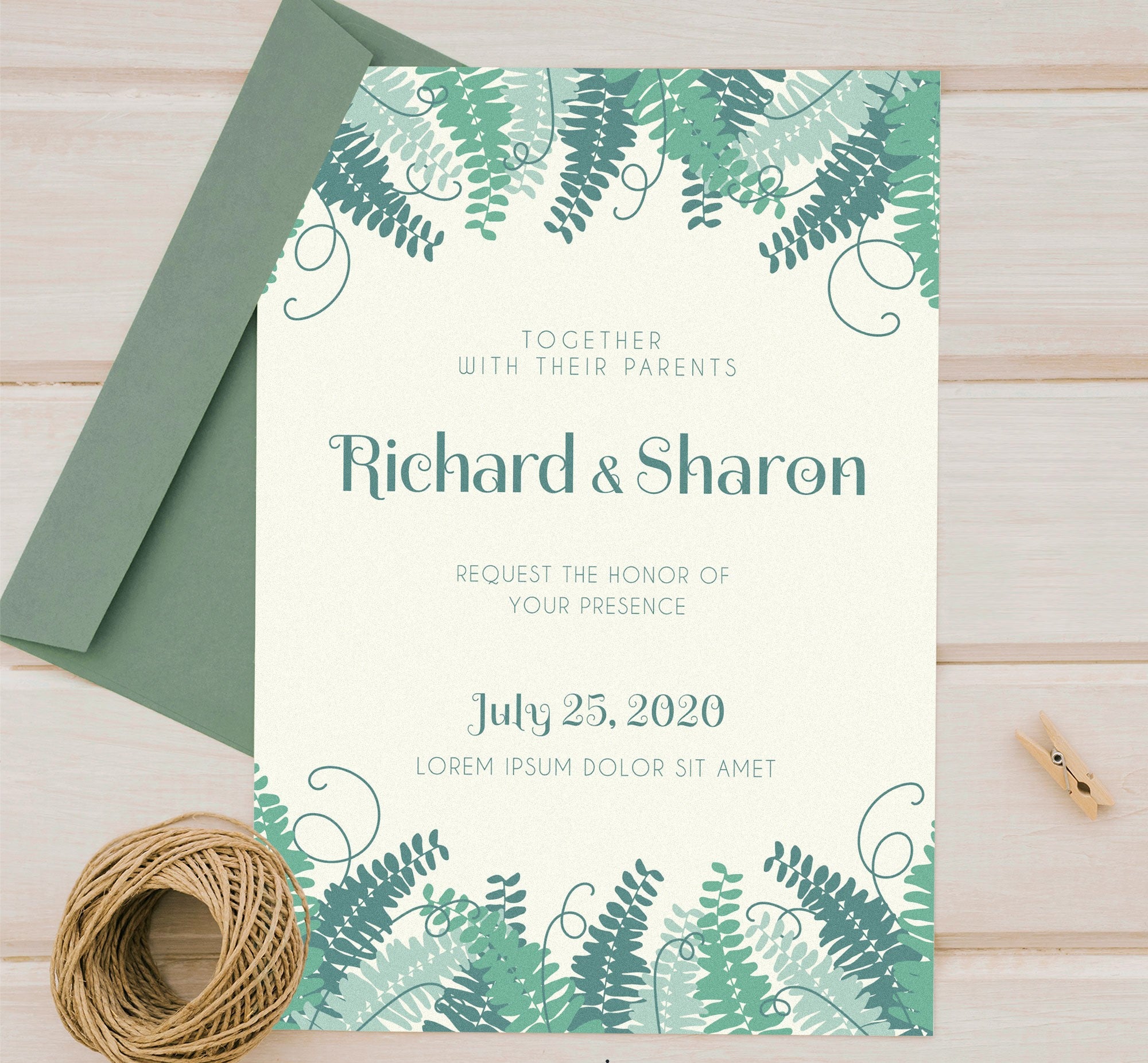 Tropical Treasures: Eco-Friendly Wedding Invitations Inspired By Summer ...